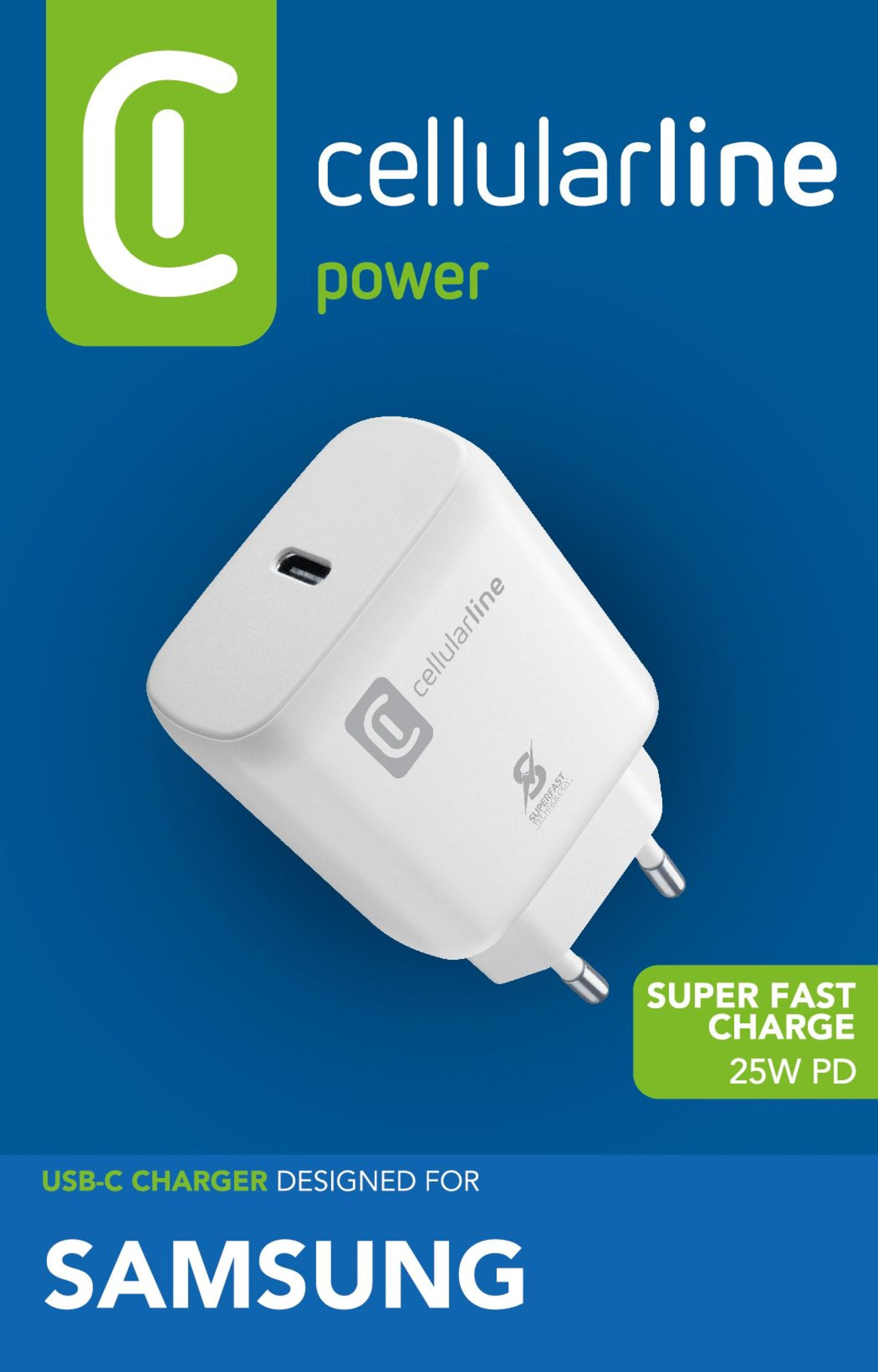 CELLULARLINE Samsung Super Fast Charge PD 25W Şarj Adaptörü Beyaz Fiyat ...