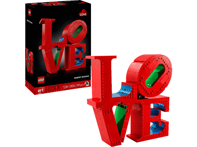 LEGO ART 31214 LOVE Bausatz, Mehrfarbig | SATURN