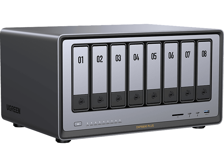 UGREEN NASync DXP 8800 Plus NAS (Diskless) 2,5 Zoll Anzahl ...
