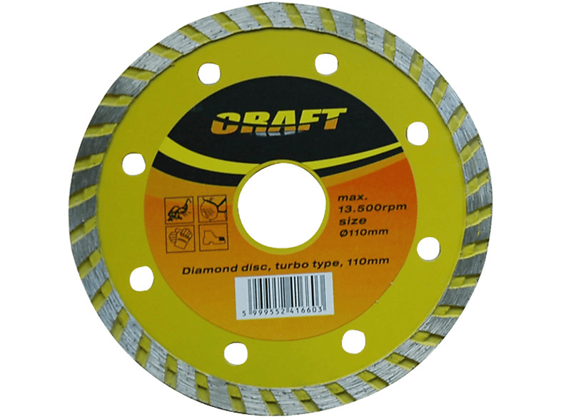 CRAFT Gyémántvágótárcsa turbo 125mm (6278) | MediaMarkt