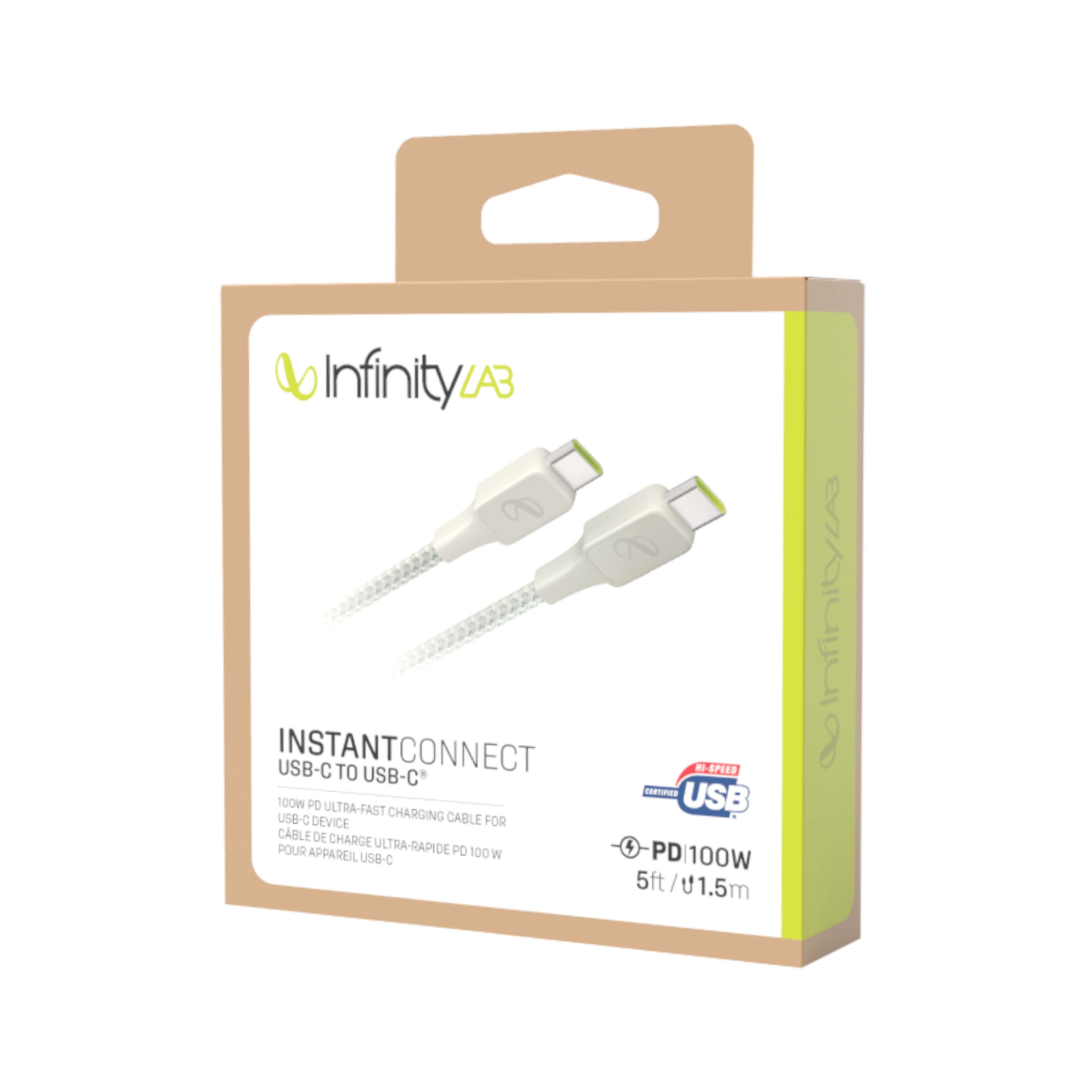 INFINITY InstantConnect Kablo USB-C USB-C Şarj Kablosu Beyaz 1.5m Fiyat & Özellik | MediaMarkt