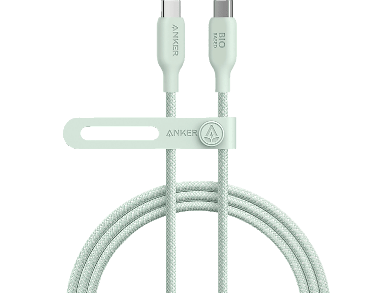 ANKER Anker 544 USB-C auf USB-C Kabel (180cm, 140W, Bio, in Grün ...