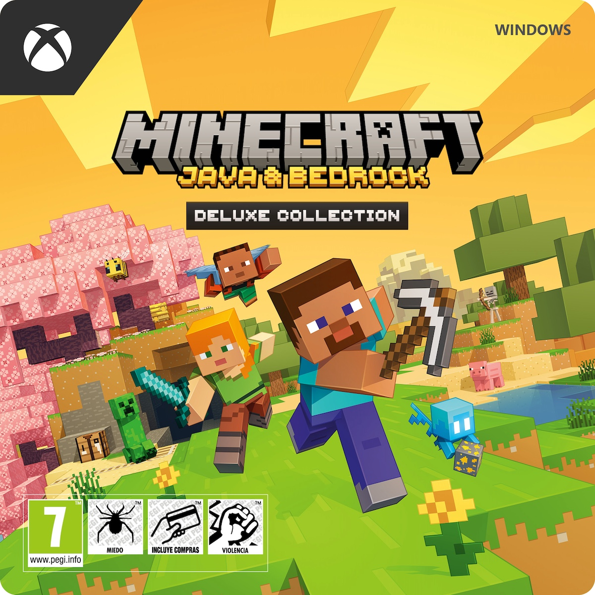 PC Minecraft: Java & Bedrock Deluxe Collection (Código de descarga ...