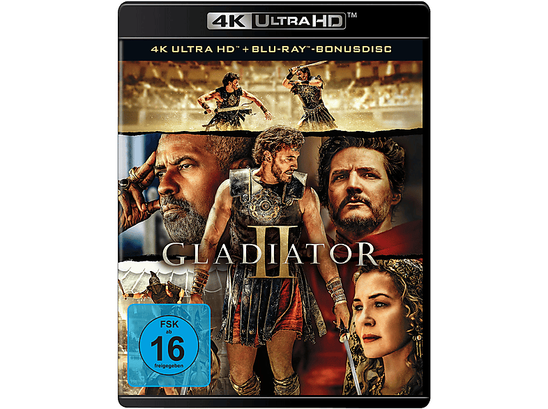 Gladiator II 4K Ultra HD Blu-ray + Blu-ray | MediaMarkt