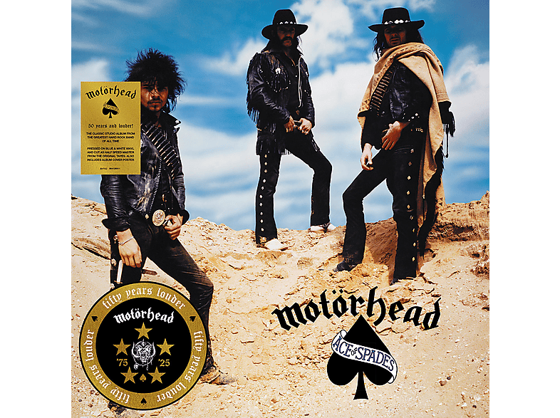 Motörhead | Ace of Spades (50th An. Blue & White Splatter LP) [Vinyl ...