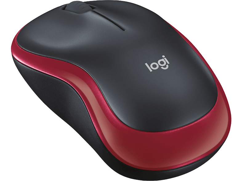 LOGITECH M185 Draadloze Muis Rood | MediaMarkt