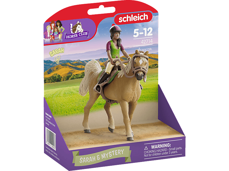 SCHLEICH HORSE CLUB Sarah & Mystery Spielset Mehrfarbig | MediaMarkt