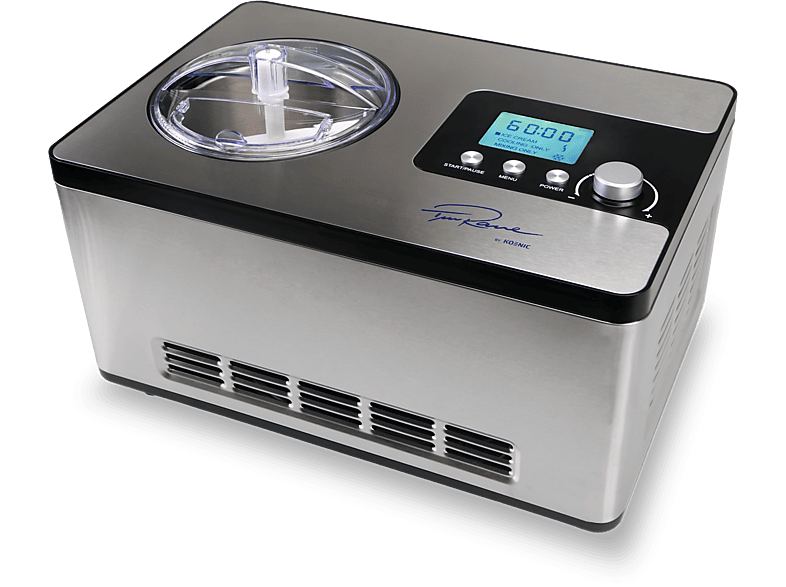 KOENIC KIM-TR 2025 M Speiseeismaschine (180 Watt, Edelstahl/Schwarz ...