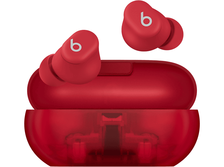 BEATS Solo Buds Transparent Red | Draadloze oortjes | MediaMarkt