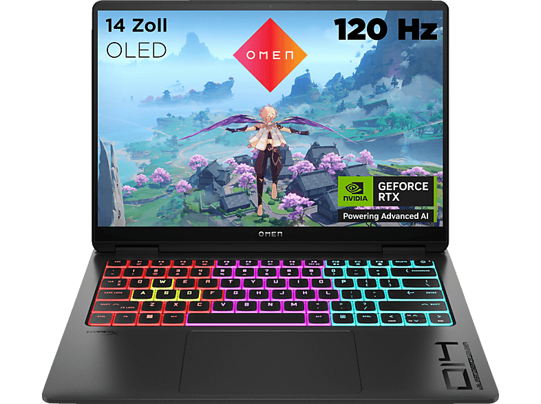 HP OMEN 14-fb0375ng, OLED Display | 14 Zoll - Intel® Core™ Ultra 7 155H ...