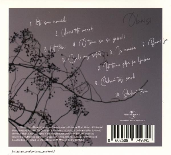 Gordana Markovic | OBRISI - (CD) Gordana Markovic auf CD online kaufen ...