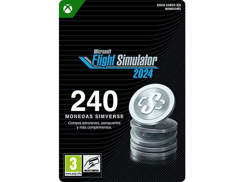 Xbox Series X|S & Windows Microsoft Flight Simulator 2024: 240 Monedas ...