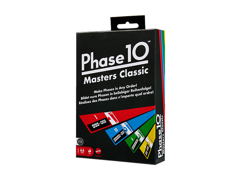 MATTEL GAMES JFD07 Phase 10 Masters Classic Kartenspiel Mehrfarbig ...