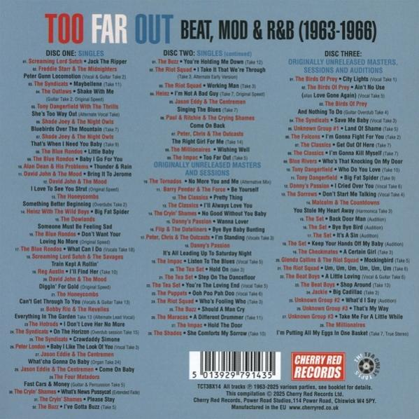 VARIOUS | Too Far Out-Joe Meek's Tea Chest Tapes 1963-1966 - (CD ...