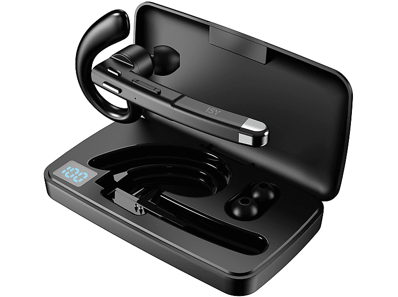 ISY IBO-3000 mit Ladecase, In-ear Headset, Bluetooth, Schwarz | MediaMarkt