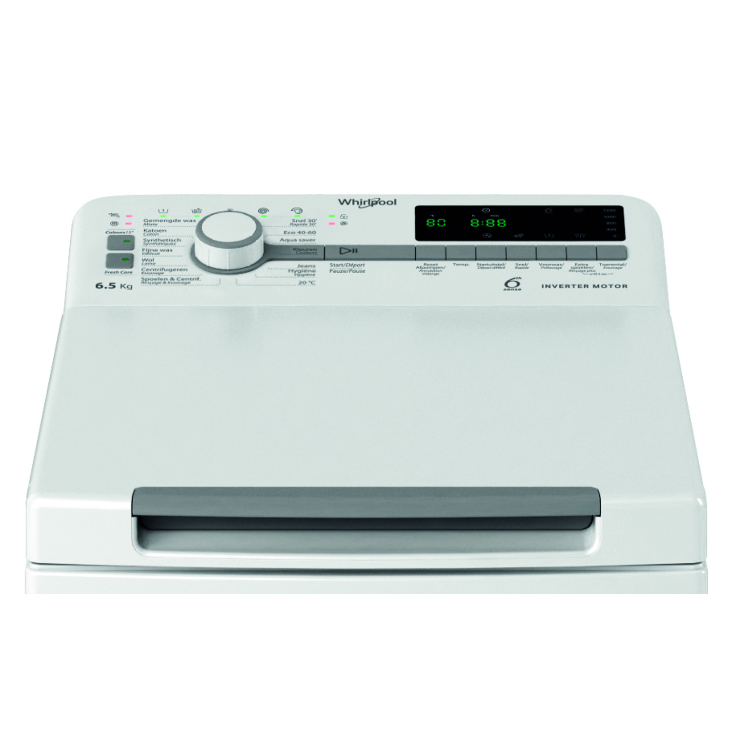 WHIRLPOOL TDLR 65251B BE | Wasmachine bovenlader - 6.5 kg - 1200 rpm ...