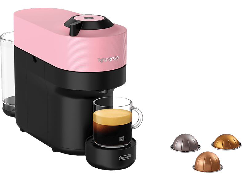 DE-LONGHI Vertuo Pop Nespresso® Kaffeemaschine Candy Pink | MediaMarkt