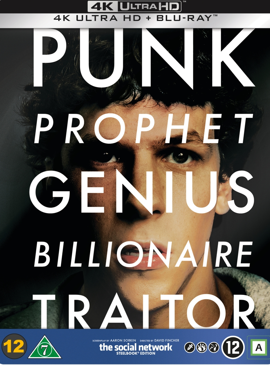 SONY PICTURES Social Network (4K Ultra HD Blu-ray) | Steelbook $[4K ...