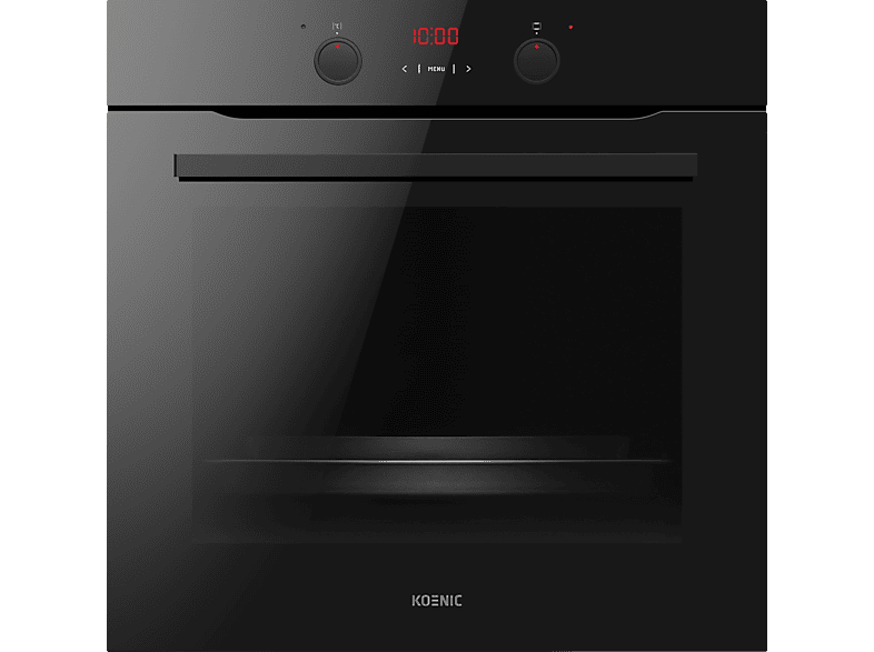 KOENIC KBO 341 B A Einbaubackofen (77 l, Schwarz, 595 mm breit, A) | MediaMarkt