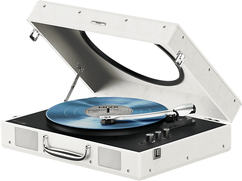 MIXX Revival 65 Stereo Vinyl Record Player Deck | Cream Platenspeler ...