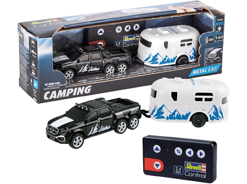 REVELL RC Mini Car Wohnwagen RC Auto, Schwarz/Weiß | MediaMarkt