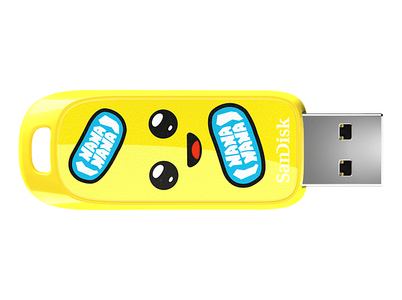 SANDISK Fortnite® Peely Edition USB Stick, 256 GB, 130 MB/s, Peely Gelb ...