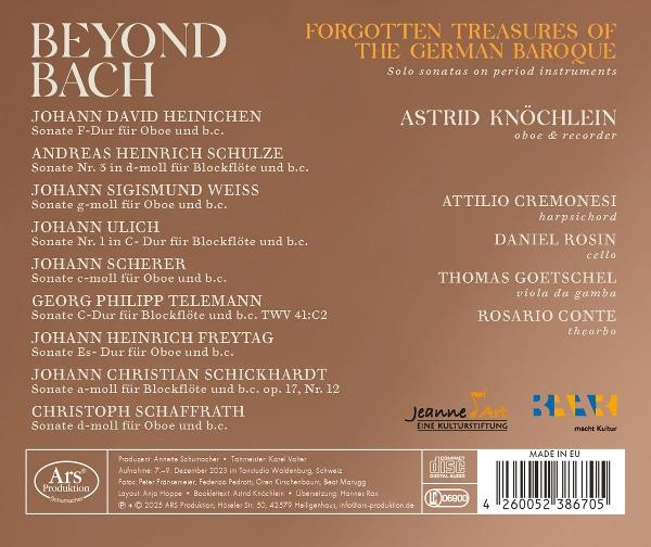 Knöchlein/Cremonesi/Rosin/Widmer/Conte | Beyond Bach-Forgotten ...