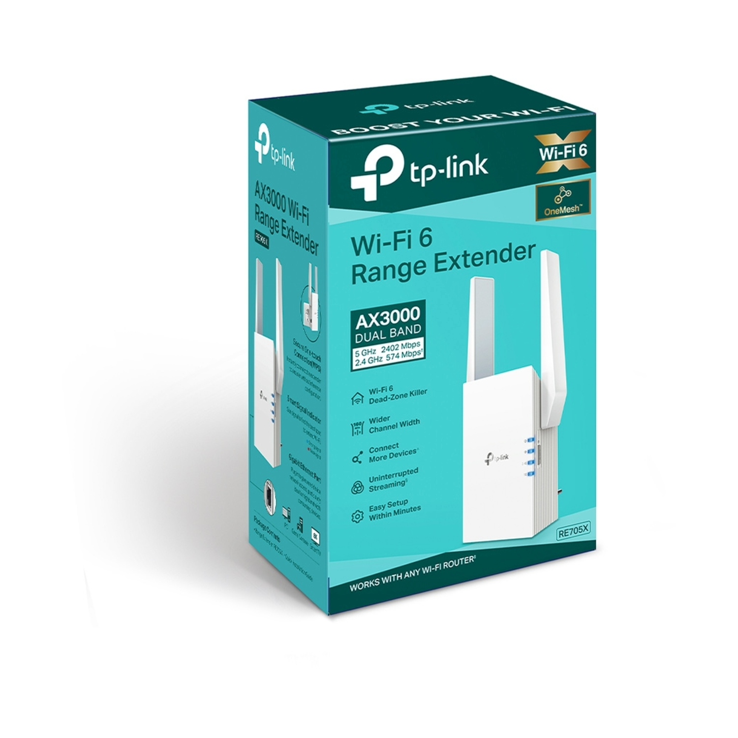 Range Extender TP-LINK RE705X WiFi 6 Mesh AX3000 | MediaWorld.it