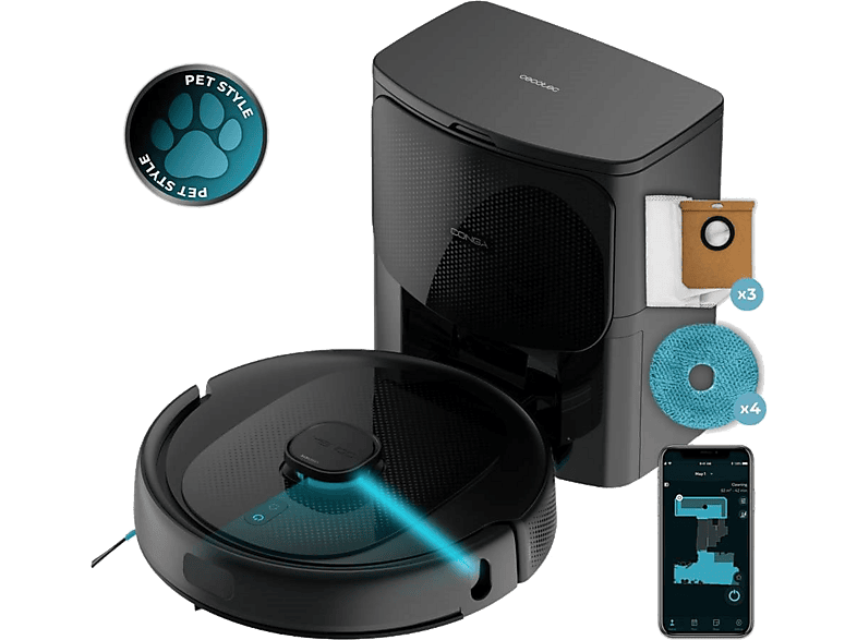 CECOTEC 100146 Conga 9590 Spin Revolution Ultra Power Home ...