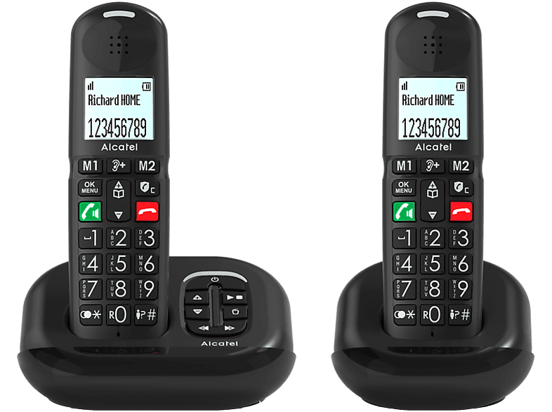 Teléfono | Alcatel XL685, Duo, Análogo, Teclas Grandes, Compatible con ...