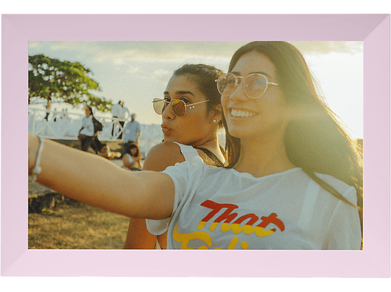 PIXIE SMART DIGITAL PHOTO FRAME PINK EU-UK PLUG Digitaal kader | MediaMarkt