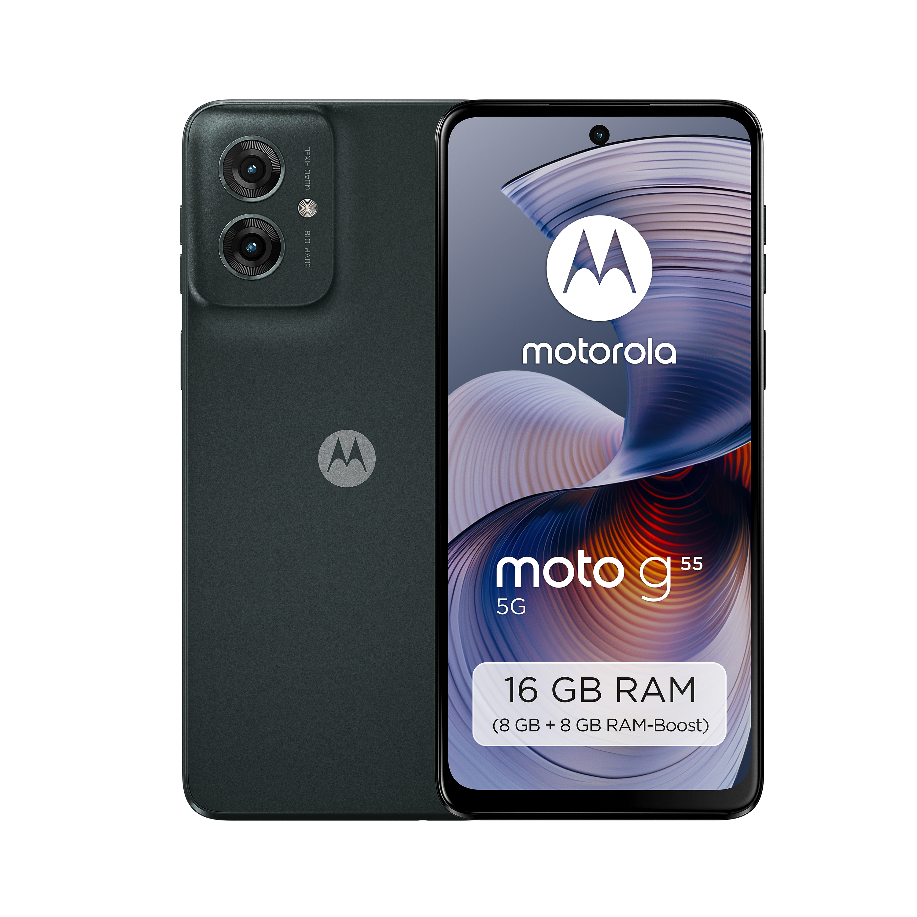MOTOROLA moto g55 5G 256 GB Forest Grey Dual SIM | MediaMarkt