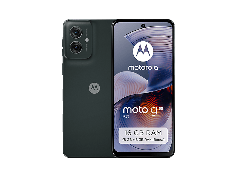 MOTOROLA moto g55 5G 256 GB Forest Grey Dual SIM | MediaMarkt