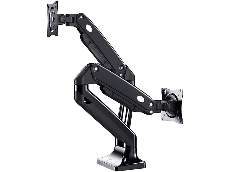GEMBIRD asztali kétkaros gázrugós monitor tartó kar 2 monitorhoz, max ...