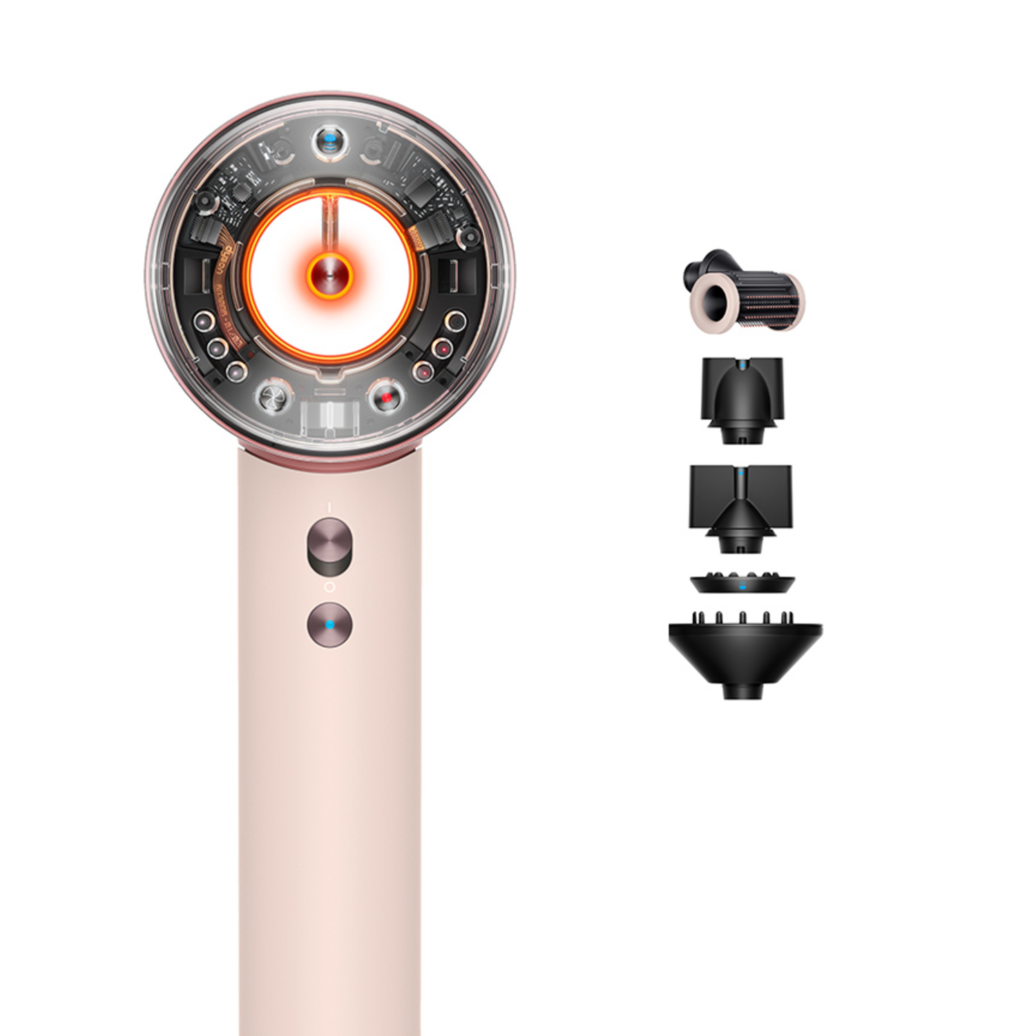 DYSON Supersonic Nural Straight + Wavy Ceramic Pink Föhn Roze kopen ...