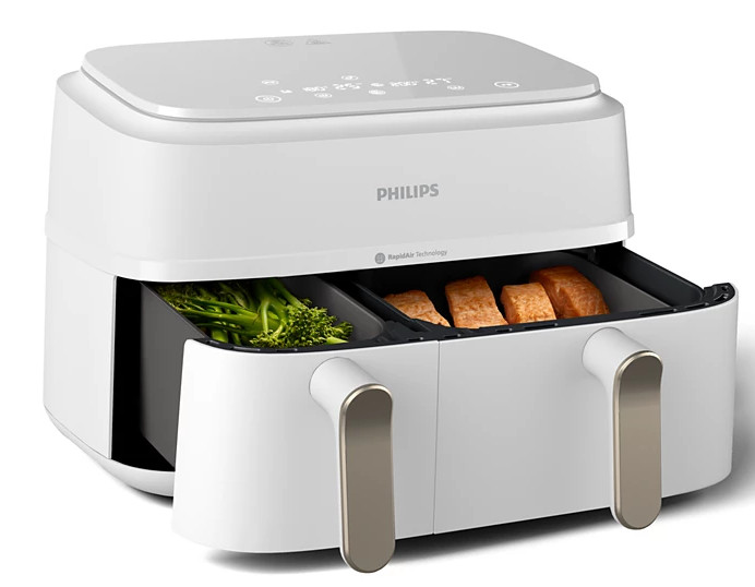 Frytkownica beztłuszczowa PHILIPS NA353/10 Dual Basket Airfryer 2 kosze ...
