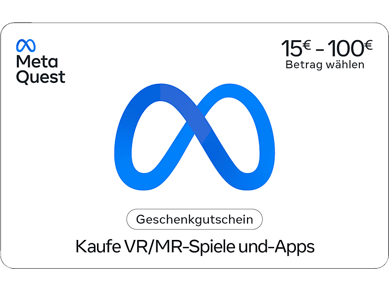 Digitaler Meta Quest-Geschenkgutschein Digital kaufen | SATURN