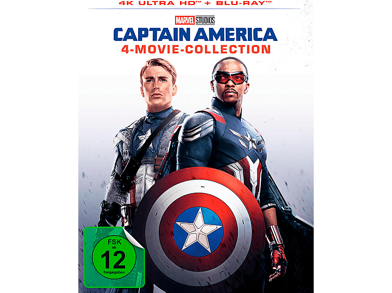 Captain America 4-Movie-Collection 4K Ultra HD Blu-ray + Blu-ray ...