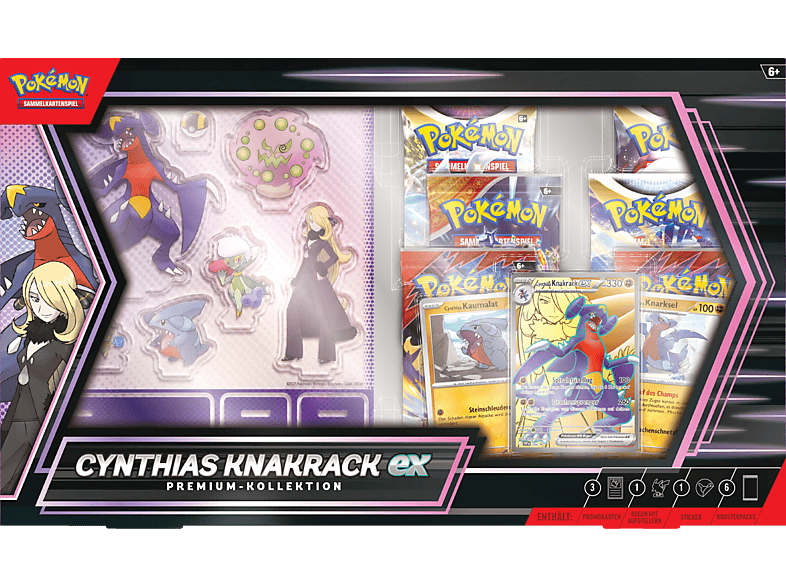 POKEMON 41092 Cynthias Knakrack-ex Premium-K. MBE3 Sammelkarten ...