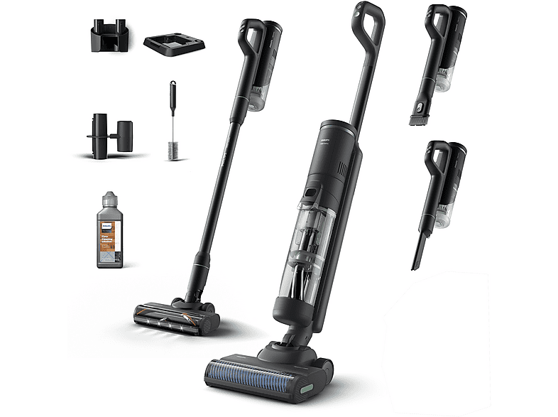 PHILIPS XW7263/11 7000er Serie Kabelloser Nass- und Trockensauger, Schwarz online kaufen ...