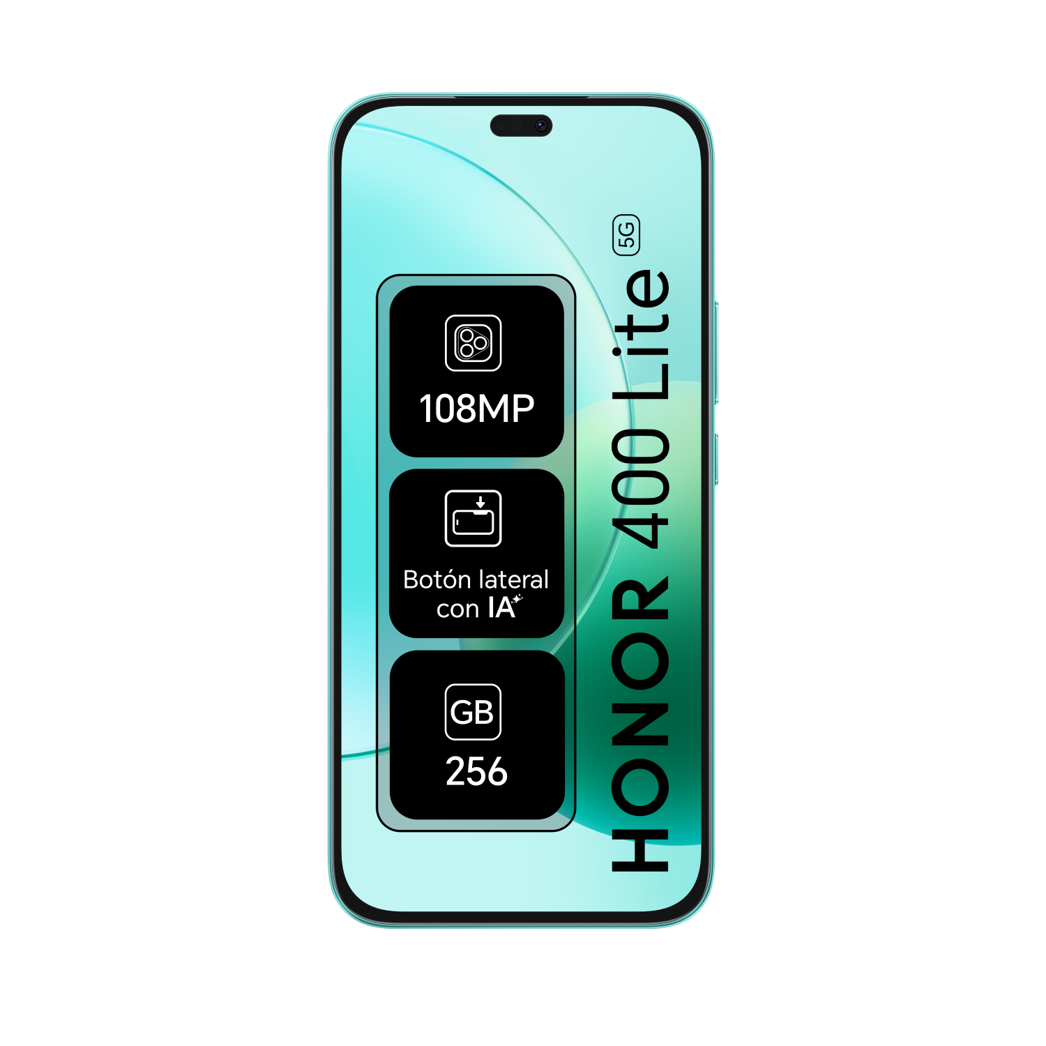 Móvil | Honor 400 Lite, Marrs Green, 256 GB, 8 GB RAM, 6.7" OLED ...