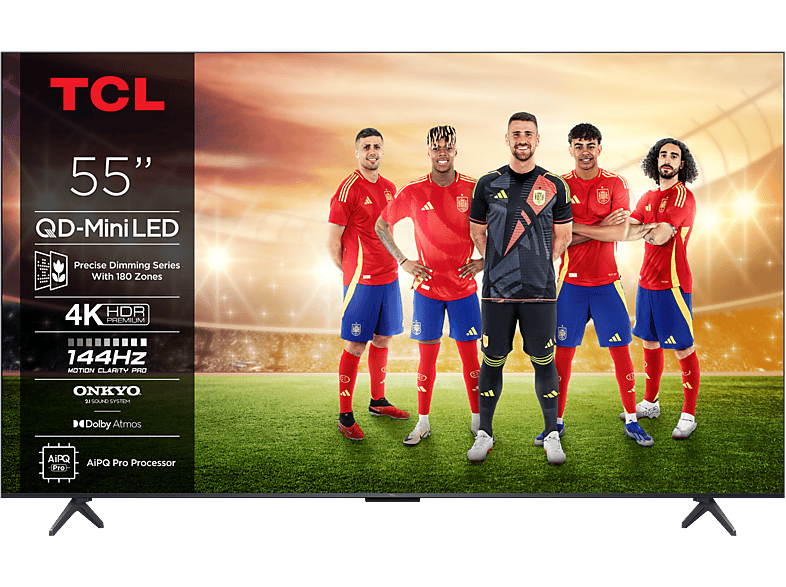 TV Mini LED 55" | TCL 55C6K, UHD 4K, AiPQ Pro Processor, Smart TV, DVB ...