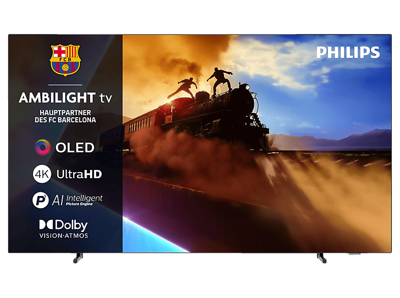 PHILIPS 77OLED760/12 OLED Ambilight TV (Flat, 77 Zoll / 194 cm, UHD 4K, SMART TV, Ambilight ...