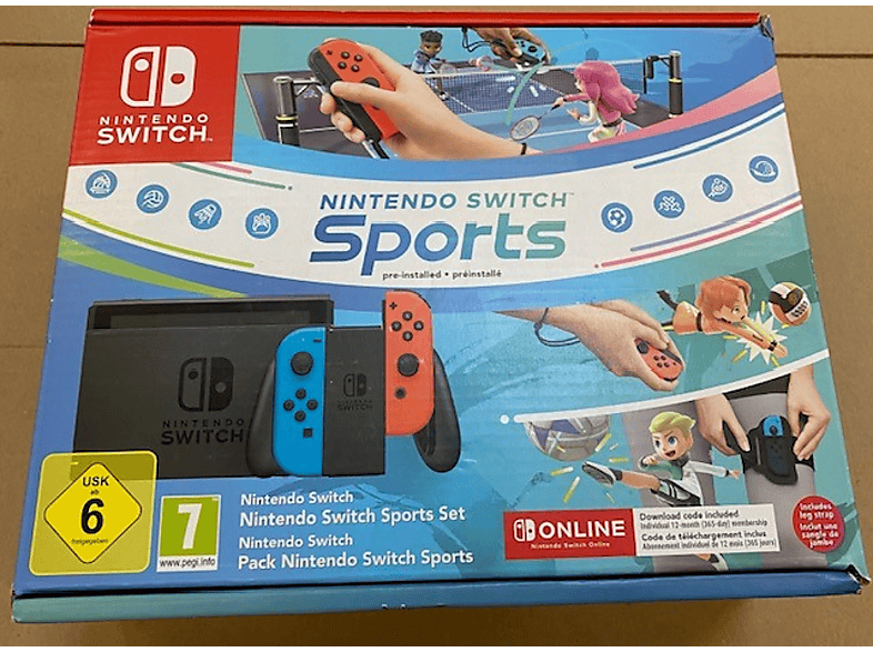 OUTLET Konsola NINTENDO Switch Neon + Nintendo Switch Sports (cyfrowa ...
