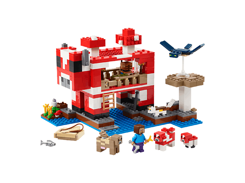 LEGO MINECRAFT 21270 Het Mooshroom huis Bouwstenen | MediaMarkt