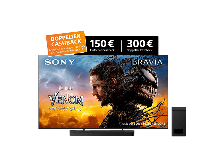 Mini-LED TV SONY BRAVIA 5 K55 XR 55 Mini-LED TV (55 Zoll / 138,8 cm, UHD 4K, SMART TV) | MediaMarkt