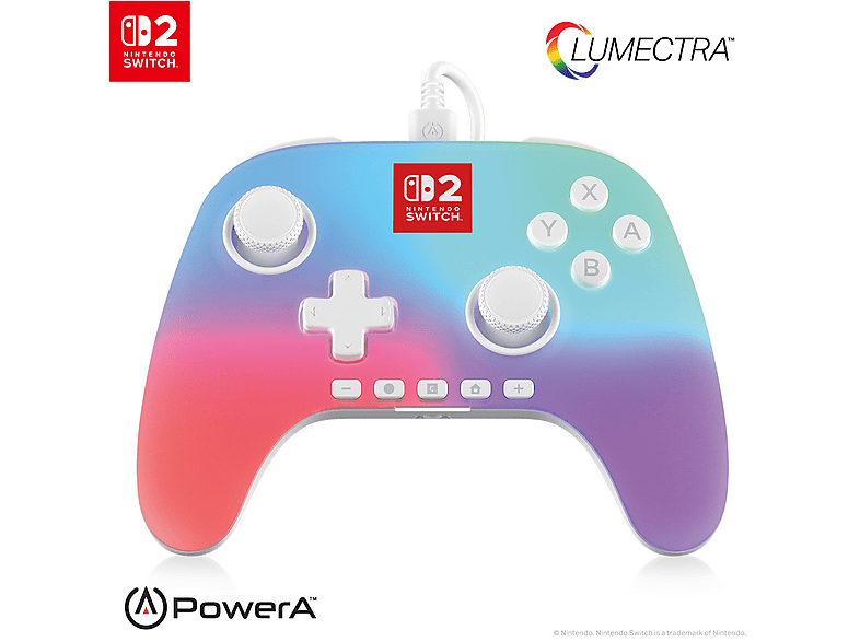 POWERA Advantage kabelgebundener Controller Weiß mit Lumectra Ghost ...