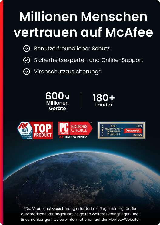 McAfee Total Protection 1 Gerät 1 Jahr für Windows, macOS, Android, iOS ...