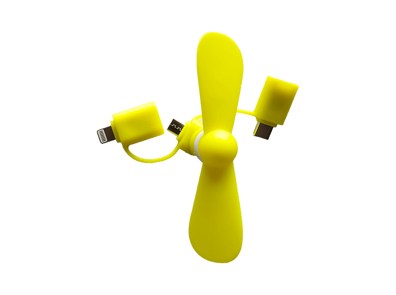 MYA MFYELLOW 3-in-1 Mini USB-ventilator | MediaMarkt