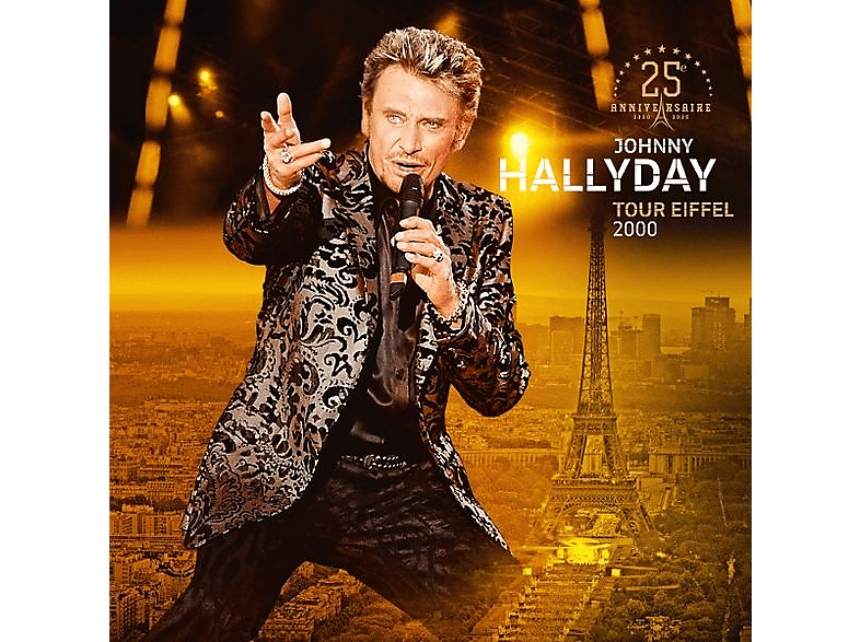 Johnny Hallyday | Live Tour Eiffel 2000 - 25eme anniversaire (4LP ...